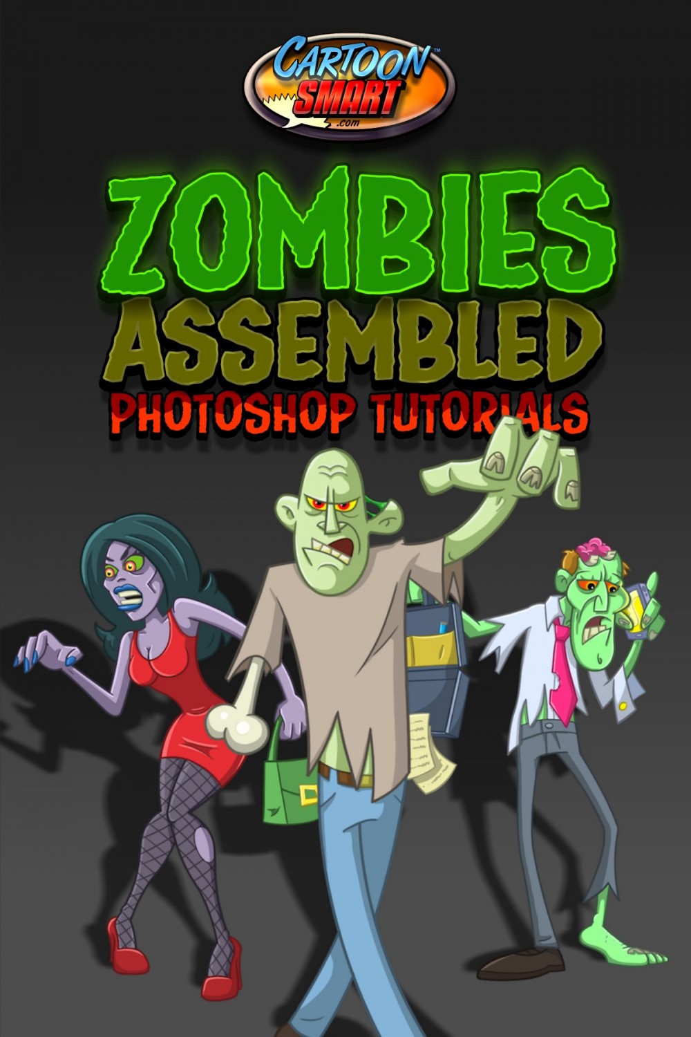How to Draw Zombies in Photoshop – Tutorial Index | CartoonSmart.com