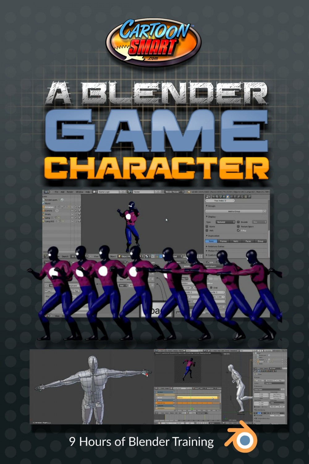 A Blender Game Character is now available for Subscribers ...