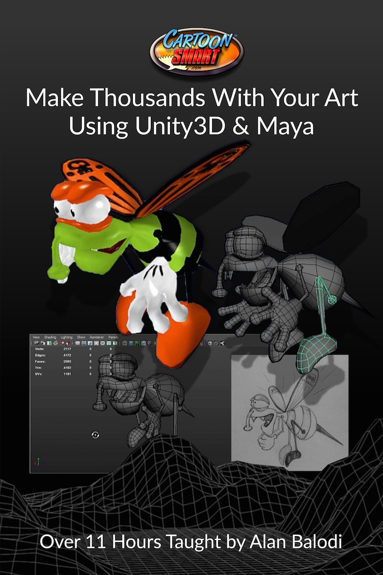 New Course – Make Thousands with Your Art Using Unity3D & Maya! | CartoonSmart.com