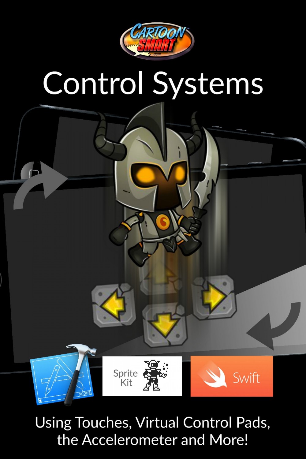 Swift and Sprite Kit Control Systems – Lifetime Access | CartoonSmart.com