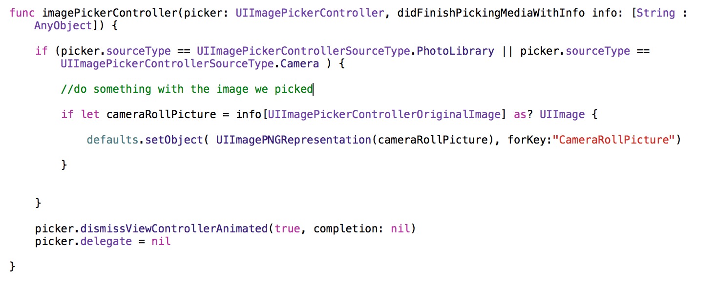 How to Pick photos from the Camera or Photo Library and use them in Sprite Kit with Swift 2 ...