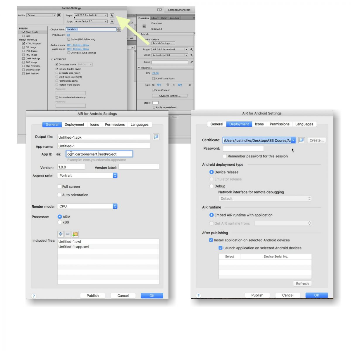 How to make an AIR for Android app using Adobe Animate CC ...